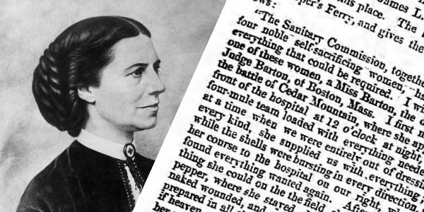 Angel of the Battlefield Letter - Clara Barton Missing Soldiers Office ...