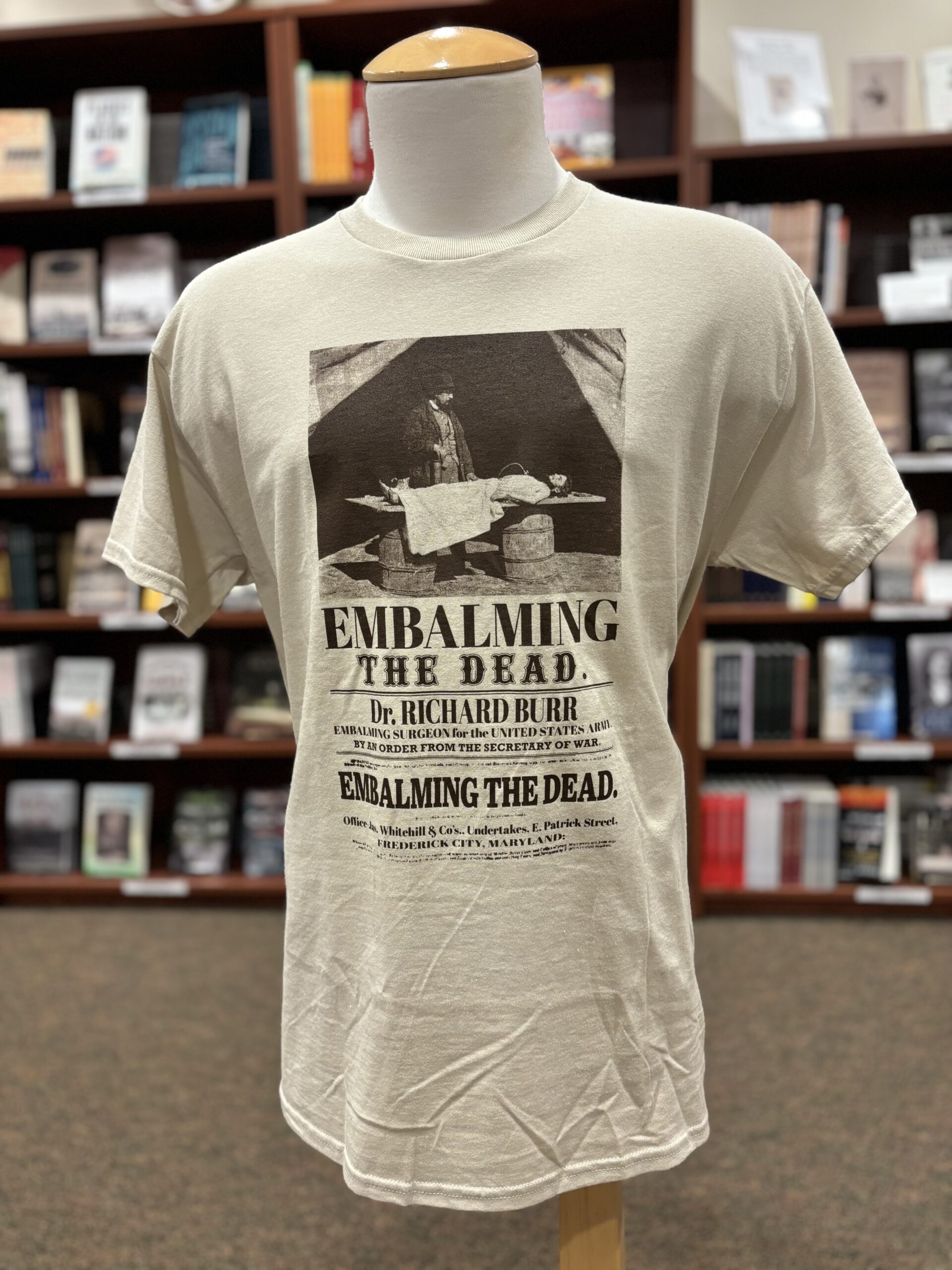 Embalming the Dead T-Shirt - National Museum of Civil War Medicine ...